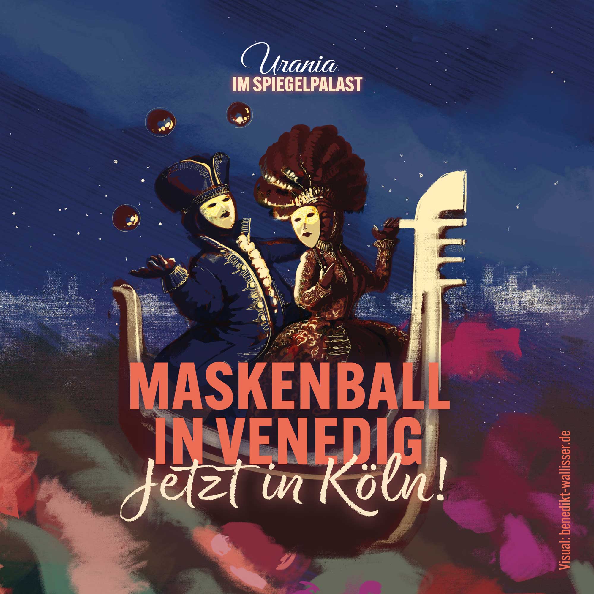 MAskenball in Venedig - Urania im Spiegelpalast Köln